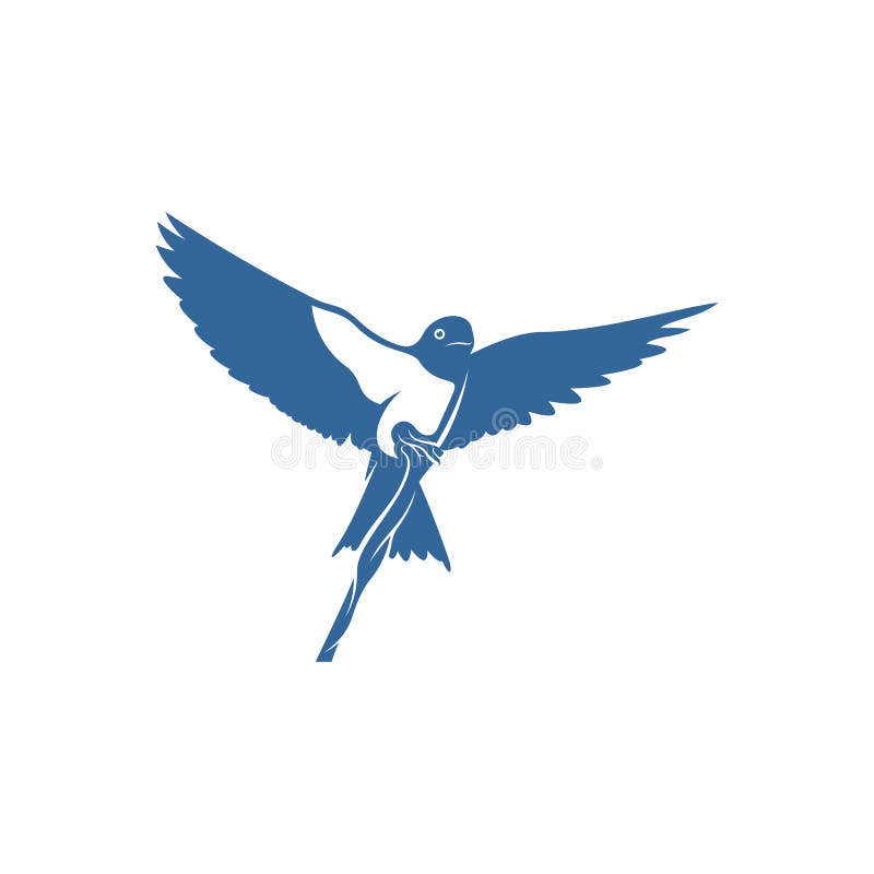 Zwaluw Logo Vectorsjabloon Creatief Zwaluw Logo Ontwerppictogramsymbool ...