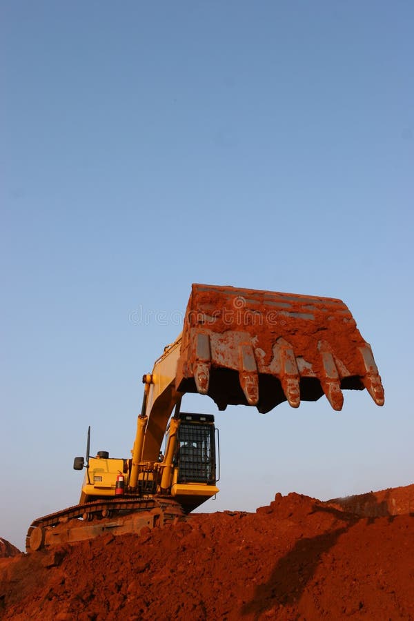 Zware apparatuur stock afbeelding. Image of werk, plaats - 153745