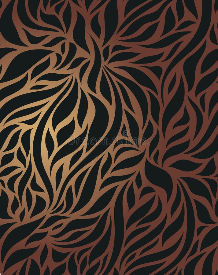 Zwart abstract patroon. vector illustratie. Illustration of krommen ...