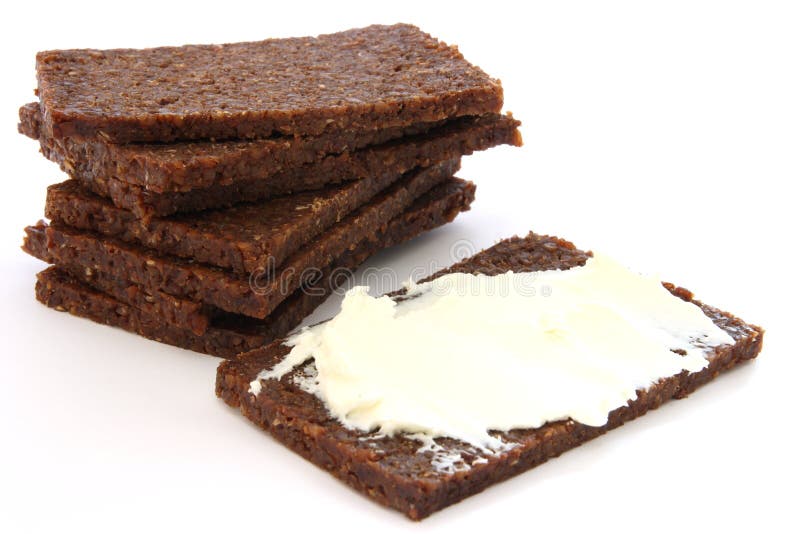 Zwart brood stock foto. Image of ontbijt, niemand, bruin - 13524538