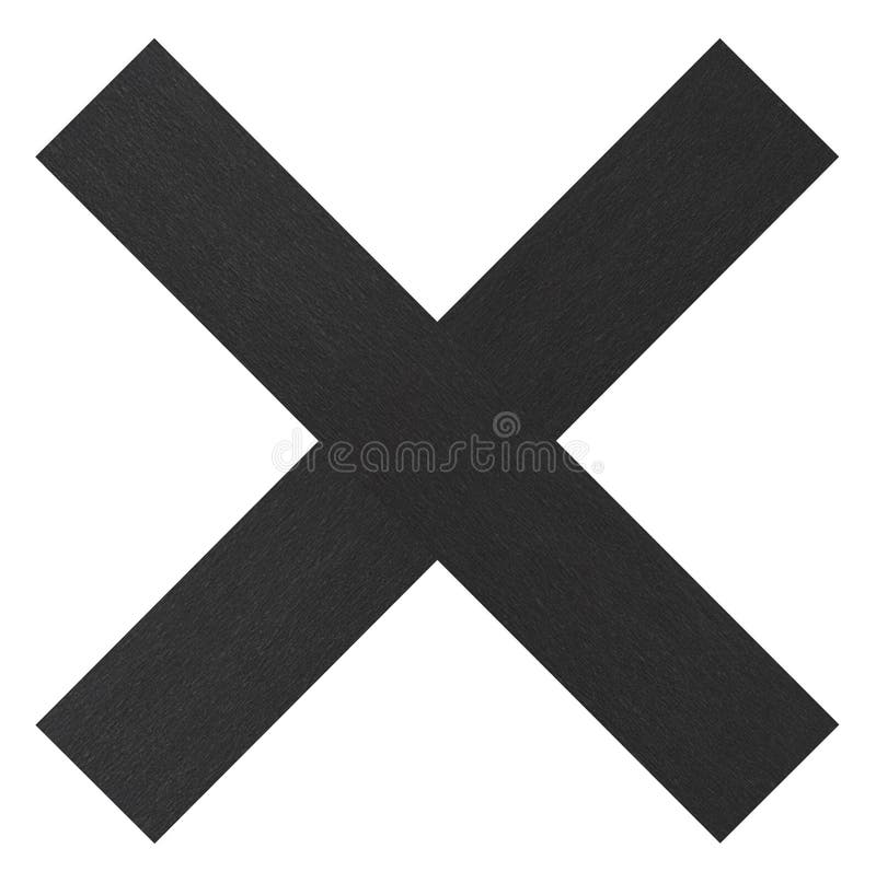 Zwart kruis stock afbeelding. Image of achtergrond, vlak - 68302209