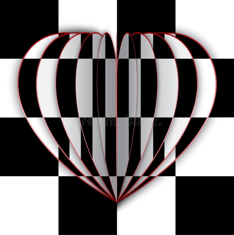 Zwart Wit Hart Stock Illustrations, Vectors, & Clipart – (125,501 Stock ...