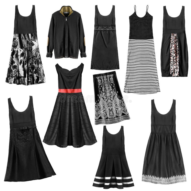 Zwarte kleren stock afbeelding. Afbeelding bestaande uit reeks - 46048891