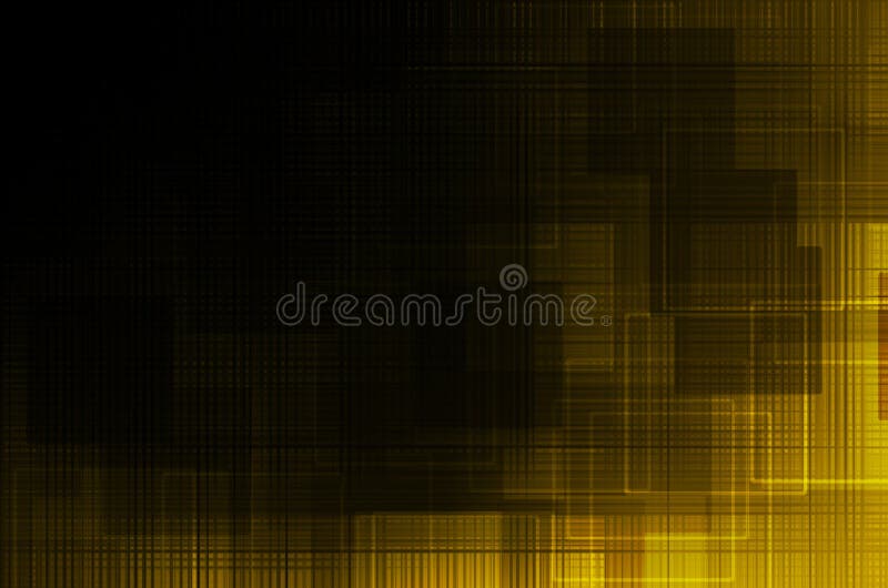 Het Zwarte Ronde Malplaatje Van Het Tekstkader Op Heldere Gele ...