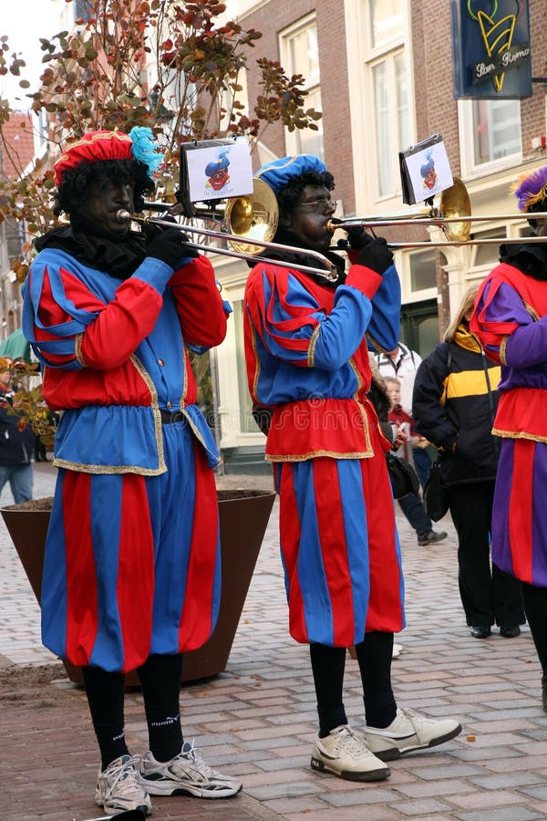 Zwarte Piet (Zwarte Peter) redactionele stock afbeelding. Image of ...