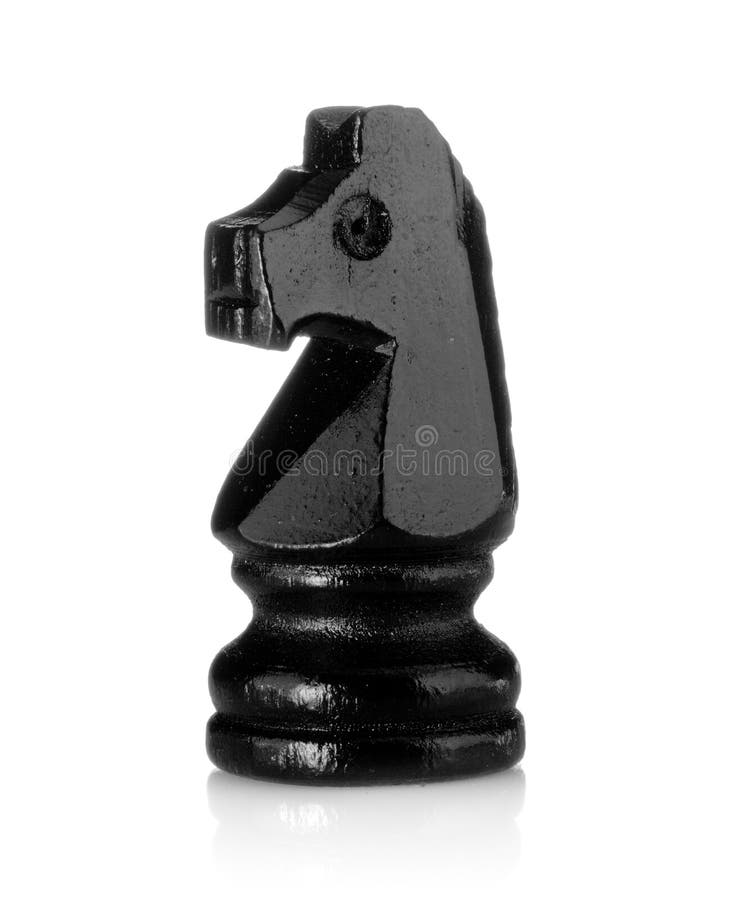 Zwarte ridder stock foto. Image of spel, zwart, paard - 5667206