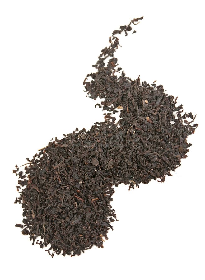 Zwarte thee stock afbeelding. Image of lichaam, thee - 14364159