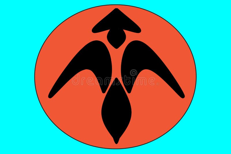 De Zwarte Zwaluw in Een Natuurlijke Stijlvliegen Verspreidt Zijn ...