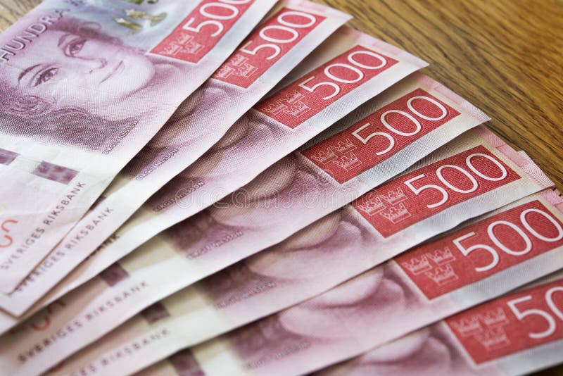 Zweeds Geld stock foto. Image of lening, vijf, financiën - 5256364