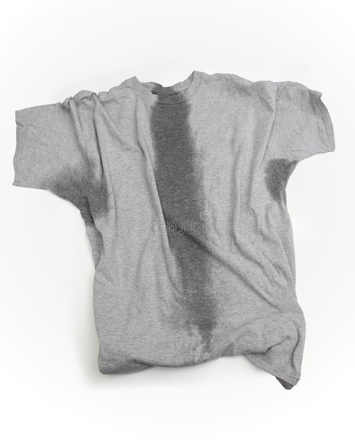 Jonge Man Met Zweet Onder De Oksel En Een Onaangename Geur. Gezondheids ...