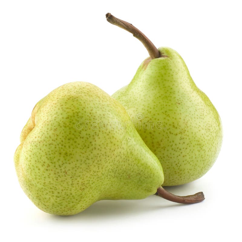 Zwei Birnen getrennt stockbild. Bild von getrennt, williams - 20312579