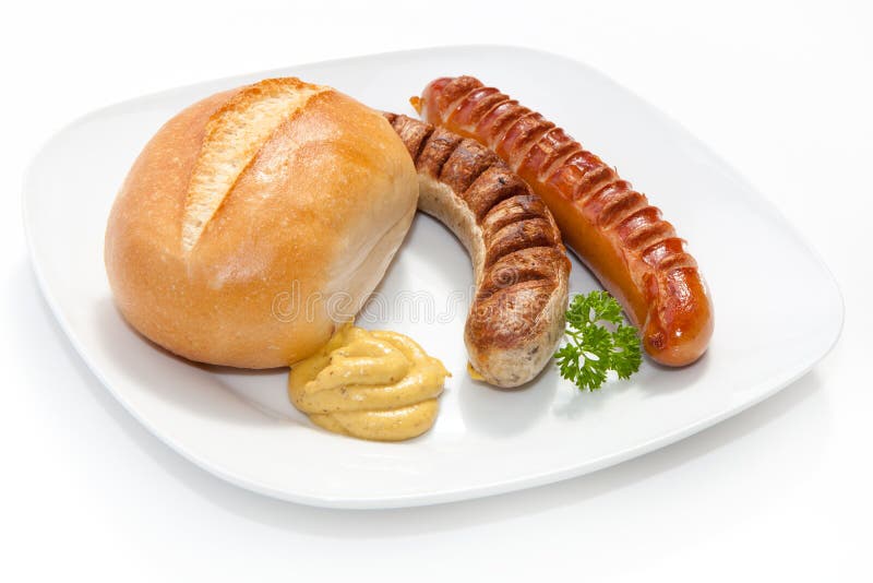 Deutsche Bratwurst stockbild. Bild von bratwurst, deutsche - 19603881