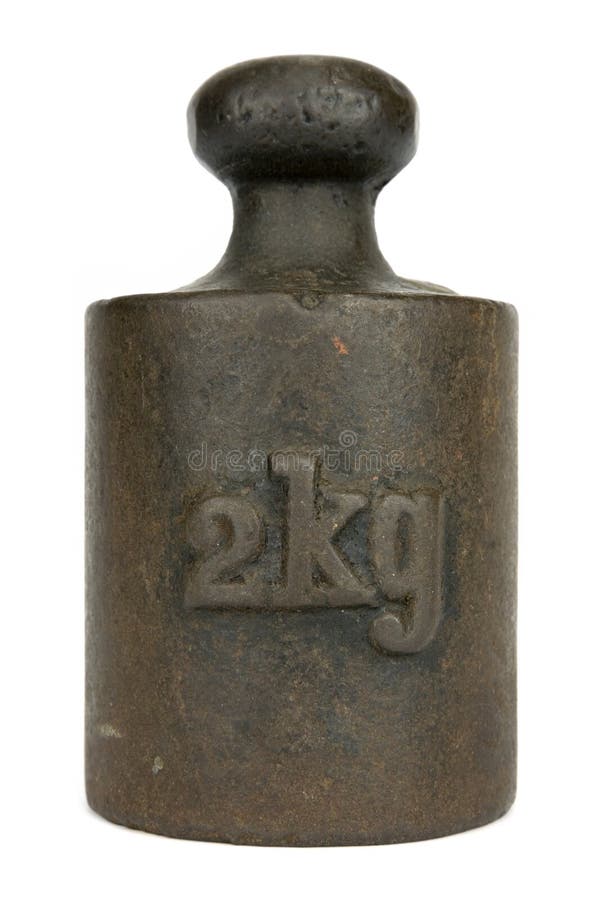 Zwei-Kilogramm-Gewicht stockbild. Bild von schwer, genau - 5828437