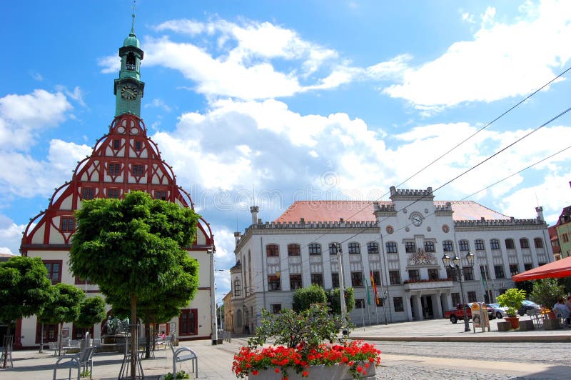 Zwickau, Duitsland stock foto. Image of koolsteen, landschap - 18769086