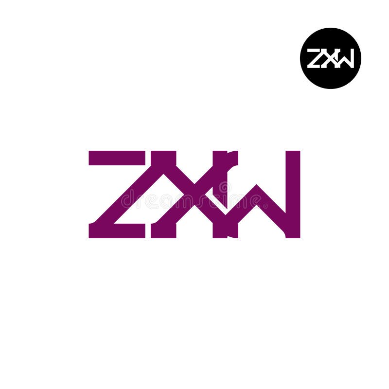 Zxw Monogram Stock Illustrations – 10 Zxw Monogram Stock Illustrations ...