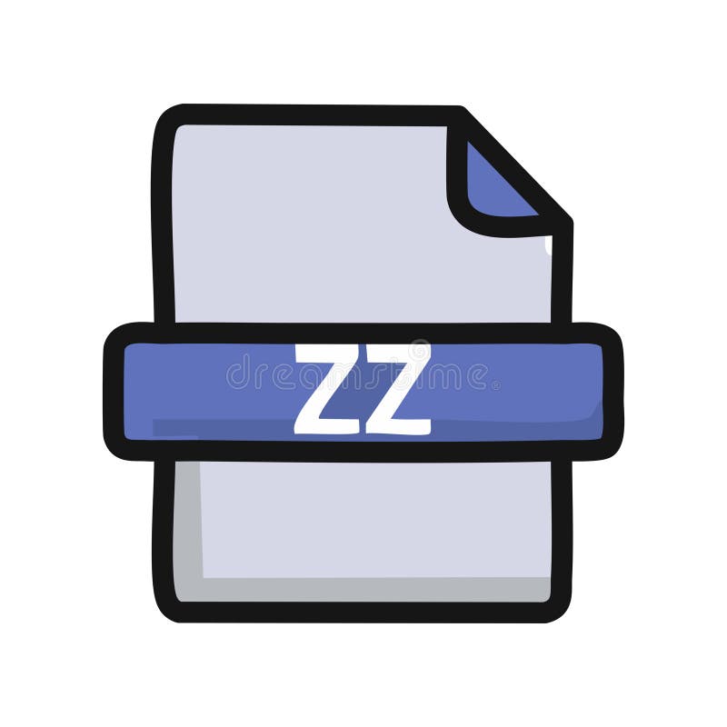 Zz File Format Stock Illustrations – 5 Zz File Format Stock ...