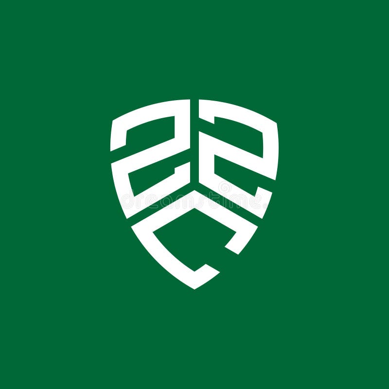 ZZC Letter Logo Design on Black Background. ZZC Creative Initials ...