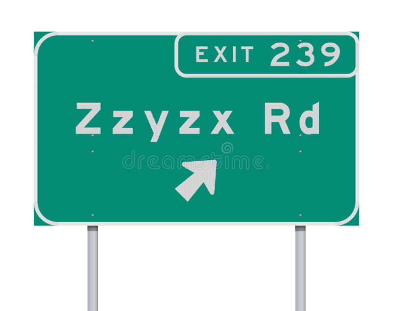 Interstate Exit Sign Clip Art