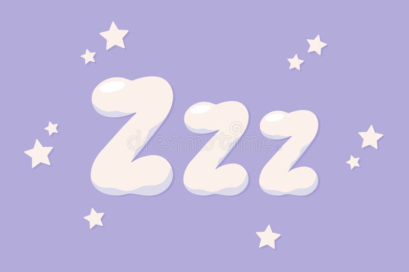 Zzz Sleep Time Flat Vector Illustration Stock Vector - Illustration of ...