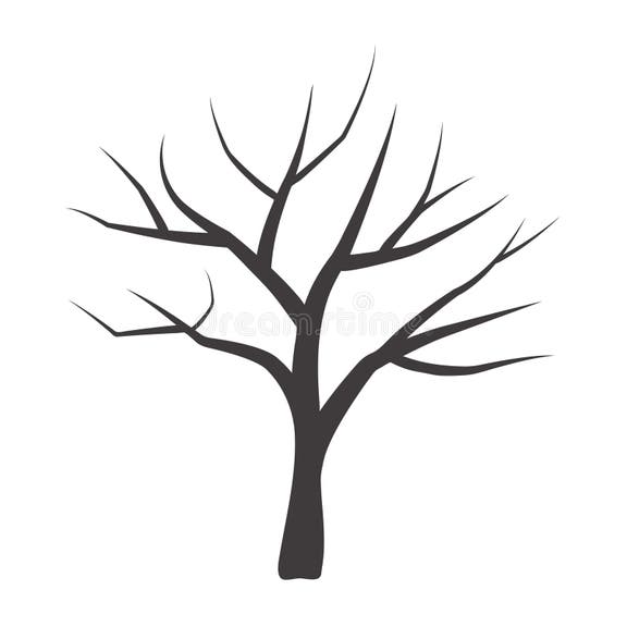 Ã rbol vectorial ilustración del vector. Ilustración de enero - 156315097