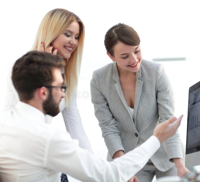 Équipe D'affaires Discutant Des Problèmes De Travail Image stock - Image du femelle, métier ...