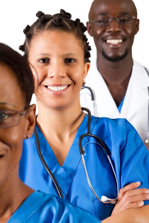 Équipe médicale africaine photo stock. Image du industrie - 14739378
