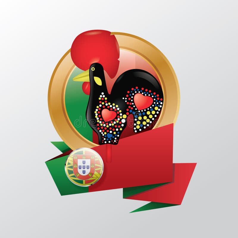 Illustration De Symbole De Coq De Barcelos De Illustration de Vecteur ... Illustration De Symbole De Coq De Barcelos De Illustration de Vecteur ...