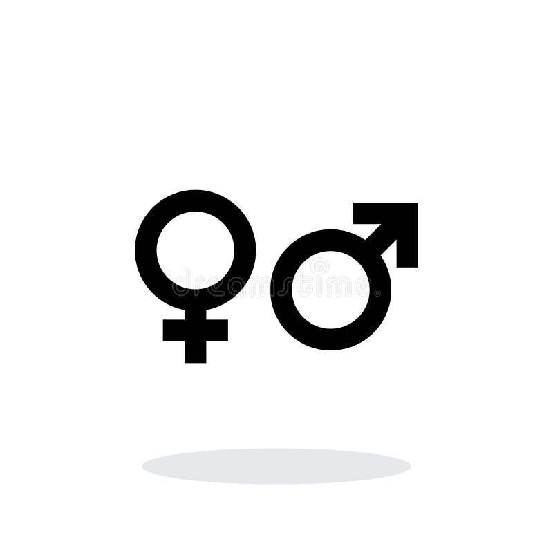 ícone Do Gênero Símbolo Do Vetor Sexual Símbolo Feminino E Masculino