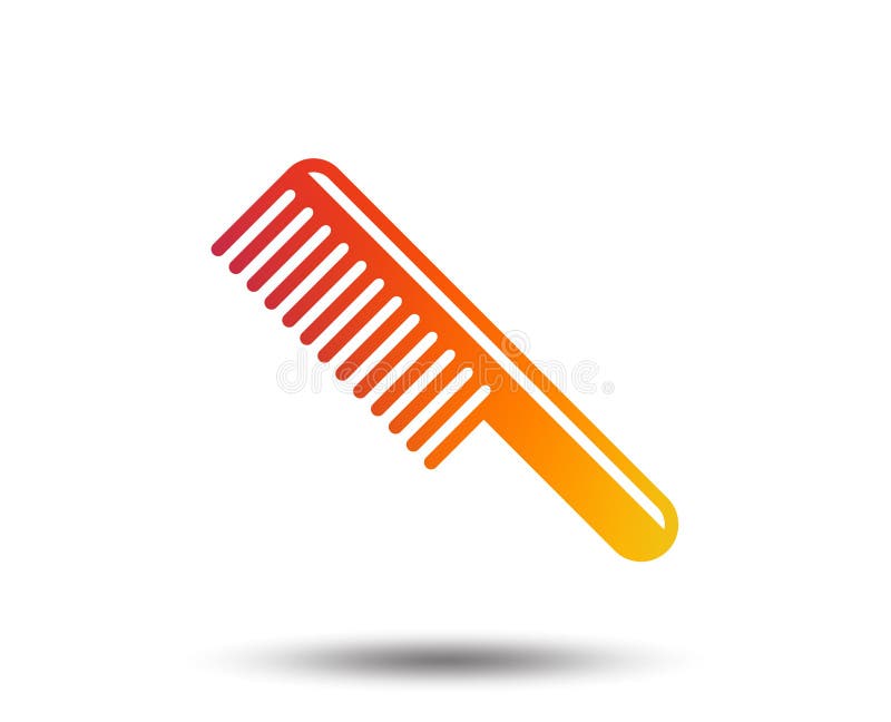 Cabelo Do Pente Com ícone Do Sinal Das Tesouras Símbolo Do Barbeiro