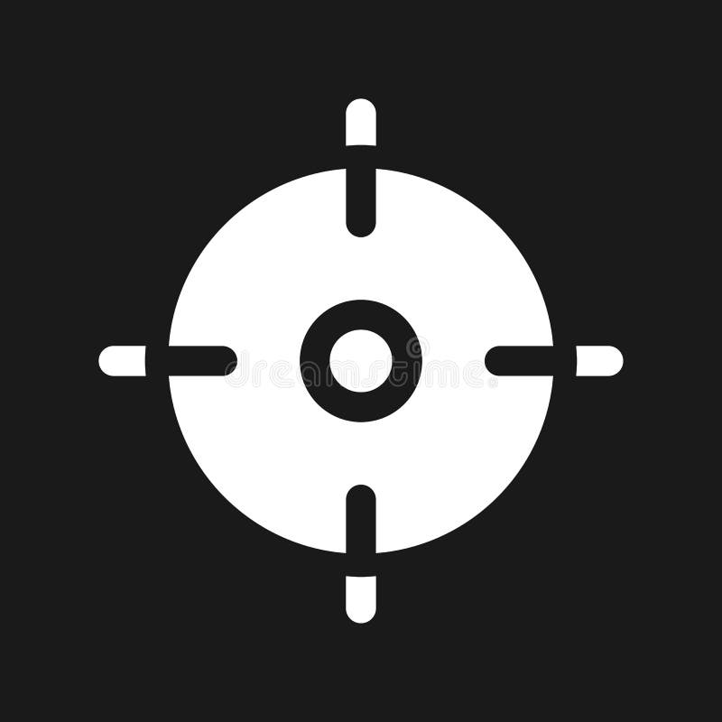 ícone Ui De Glifo Do Modo Escuro Do Pixel Ilustração Do Vetor