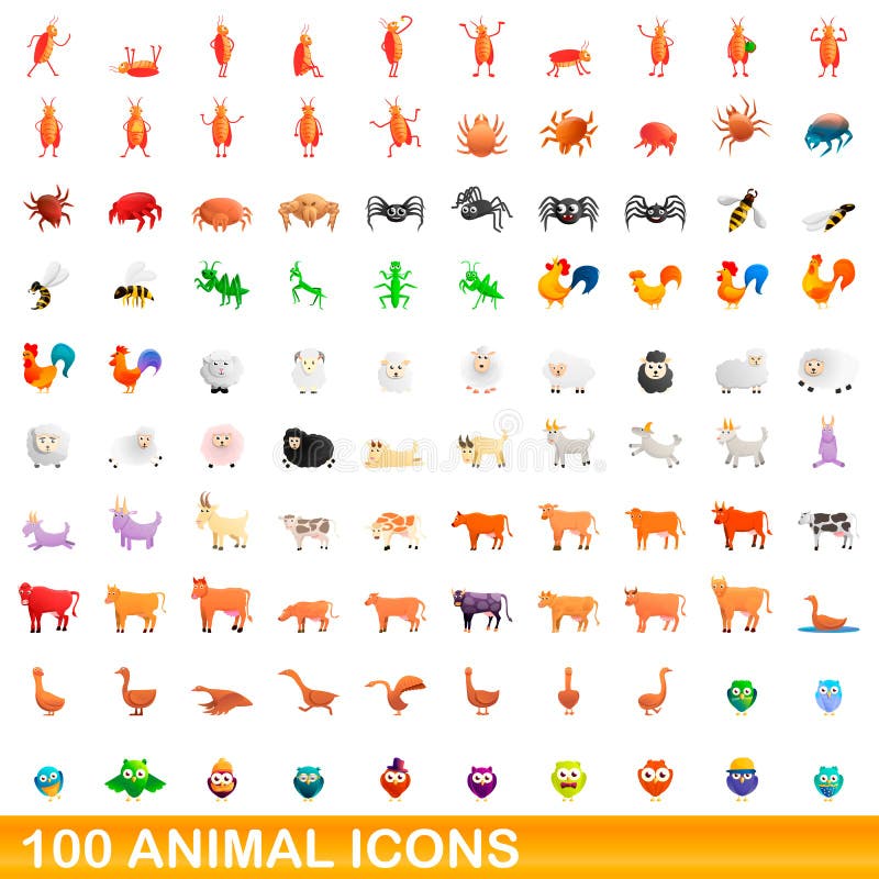 Iconos De Parásitos, Estilo De Caricatura Ilustración del Vector ... Iconos De Parásitos, Estilo De Caricatura Ilustración del Vector ...