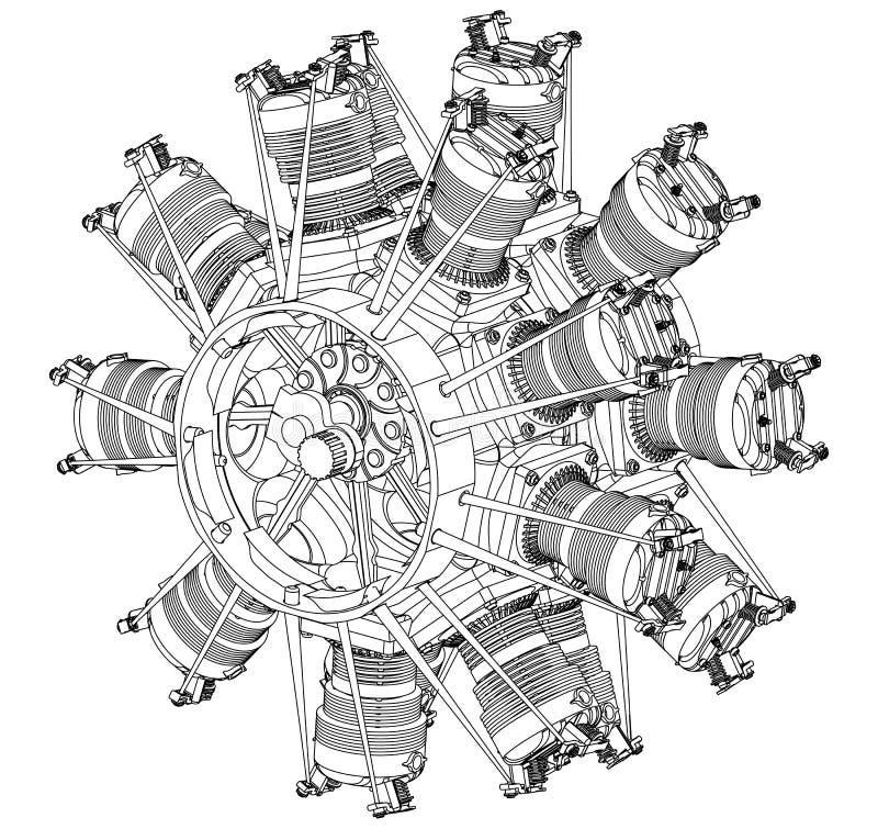Radial Engine Diagram