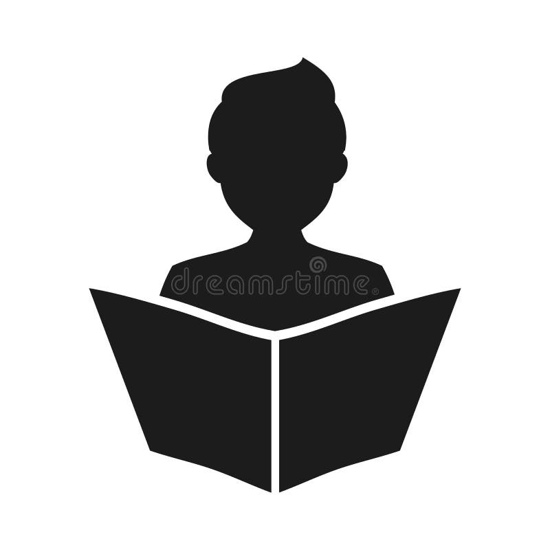 Man Read a Book Simple Icon. Education Symbol. Instruction Manual Icon ... Man Read a Book Simple Icon. Education Symbol. Instruction Manual Icon ...