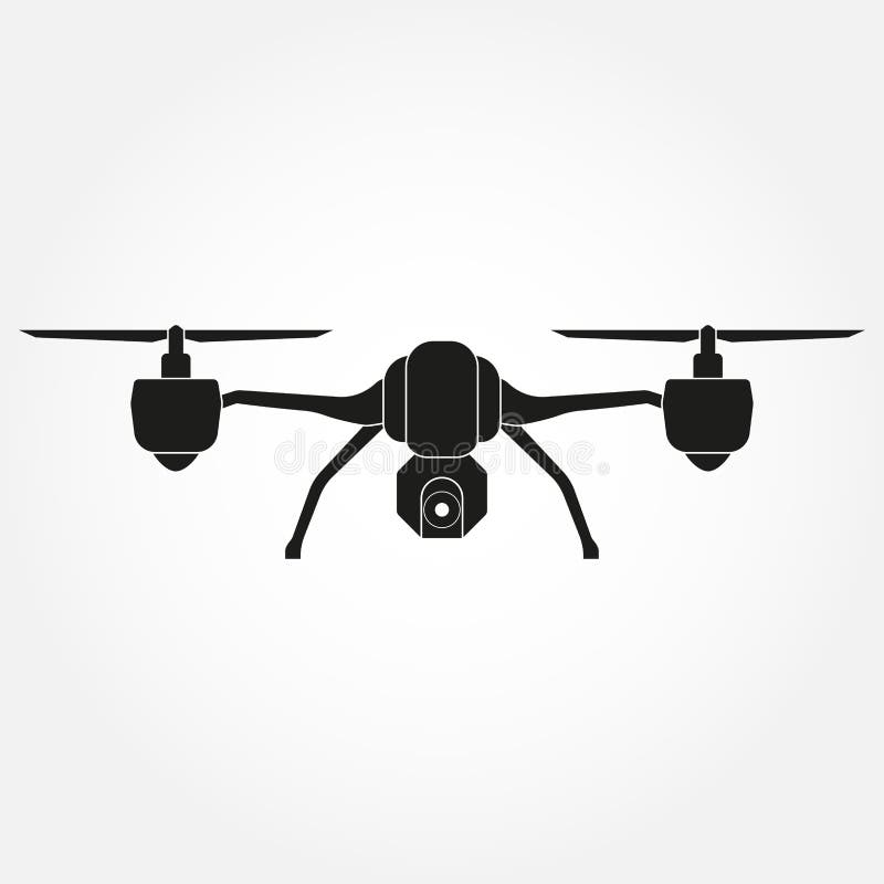 Aerial Drone, Quadcopter With Camera Icon Sign – Stock Vector ... Aerial Drone, Quadcopter With Camera Icon Sign – Stock Vector ...