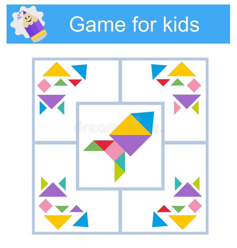 A Game for Children. Logic Puzzle. Educational Material for Kids ...