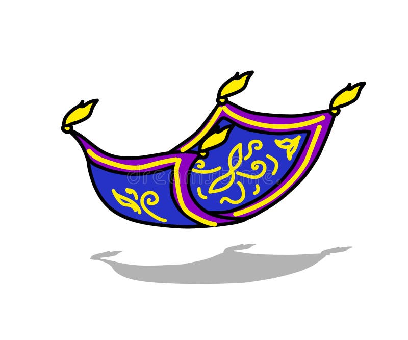 Flying Carpet Aladdin Clipart