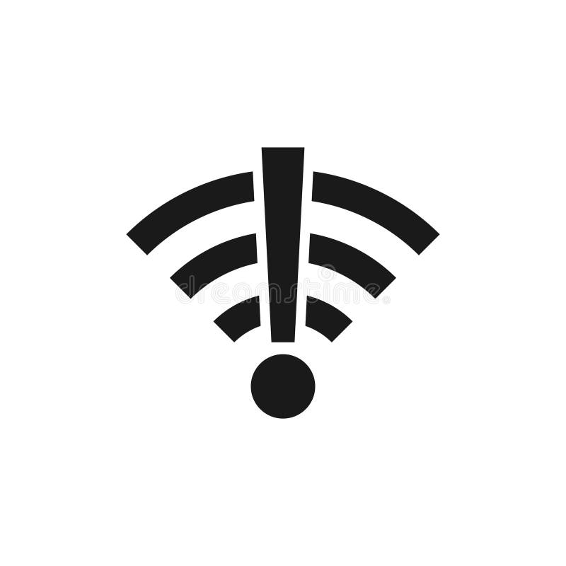 Wifi Disconnected Mobile Phone Glyph Icon Vector Illustration Stock ... Wifi Disconnected Mobile Phone Glyph Icon Vector Illustration Stock ...