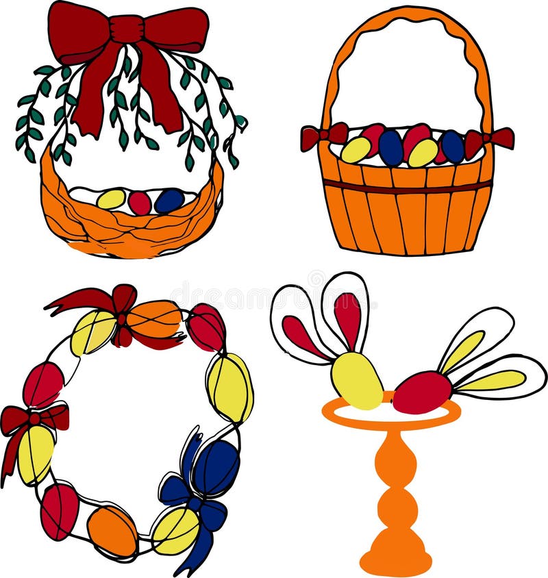 Easter Willow, Easter Digital Vector Illustration, Easter Cake, Easter Bunny, Easter, Easter ...