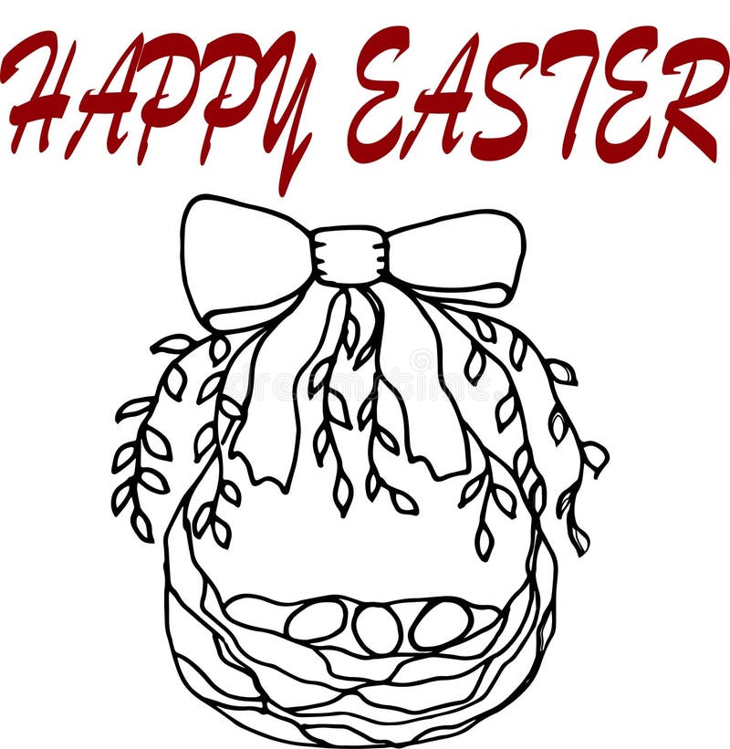 Easter Willow, Easter Digital Vector Illustration, Easter Cake, Easter Bunny, Easter, Easter ...