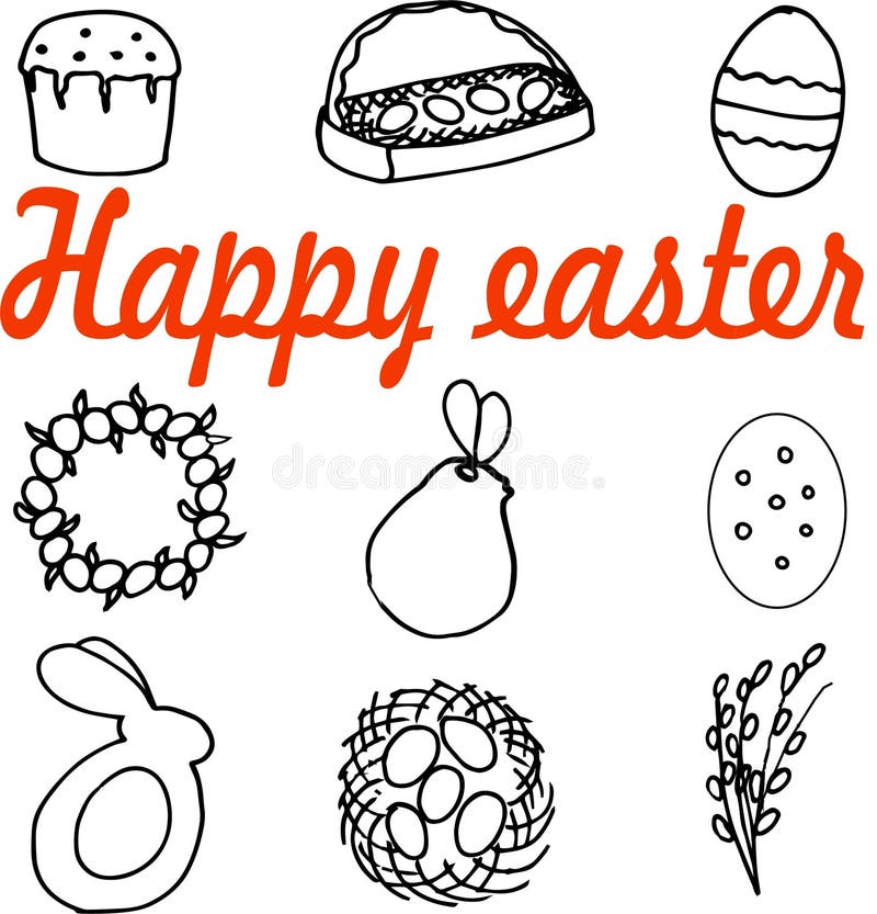 Easter Willow, Easter Digital Vector Illustration, Easter Cake, Easter Bunny, Easter, Easter ...