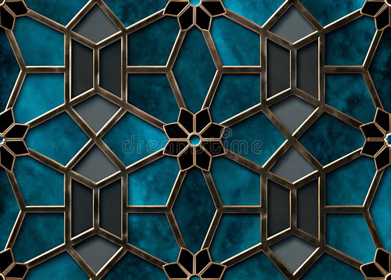 Exquisite Digital Art Prints Showcasing Luminous Teal Water Lilies, Glistening Gold Accents ...