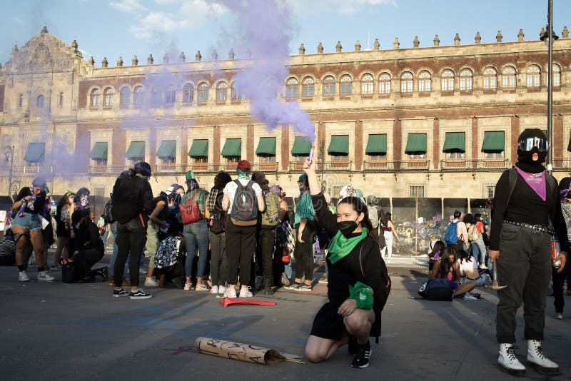 Mexico City Mexico Tens Of Thousands Of Mexican Women Protest Femicide