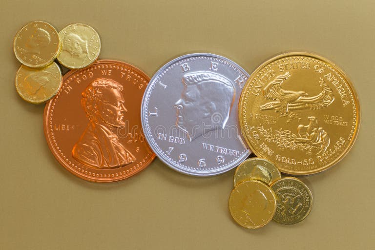 美国箔巧克力硬币 库存照片. 图片 包括有 金子, 信任, 造币, 大使, 亚马逊, 薄菏, 总统, 肯尼迪 - 28557882