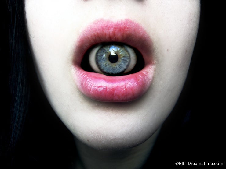 Create a cool looking eyeball - Dreamstime