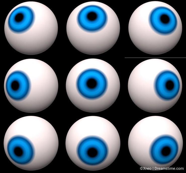 Create a cool looking eyeball - Dreamstime