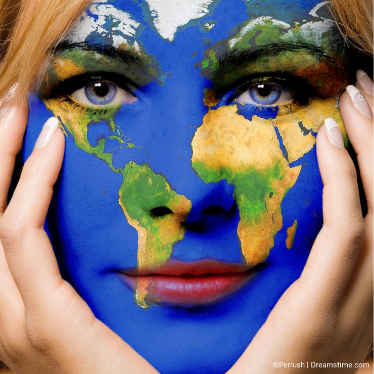 Painted face tutorial - Dreamstime