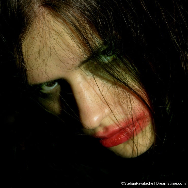 Evil face in photoshop - Dreamstime