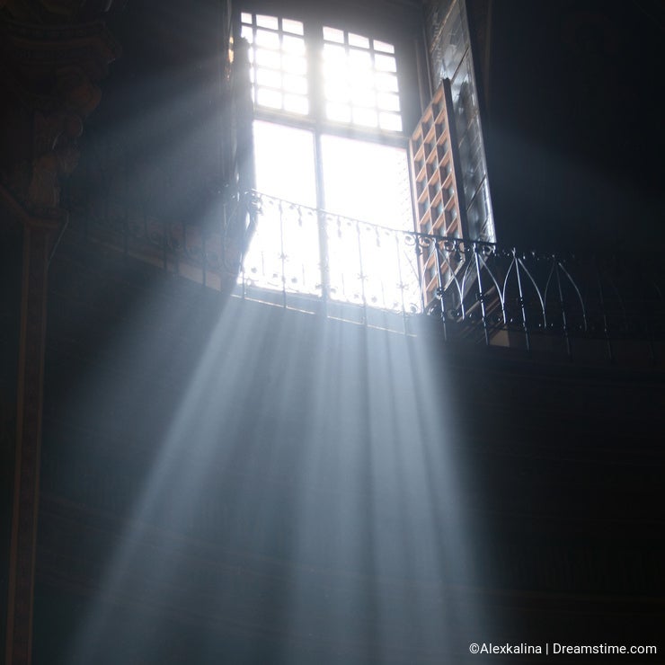 Light streaming through a window. - Dreamstime