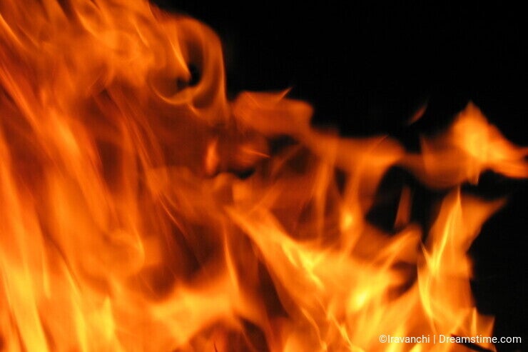 realistic flames in photoshop - Dreamstime