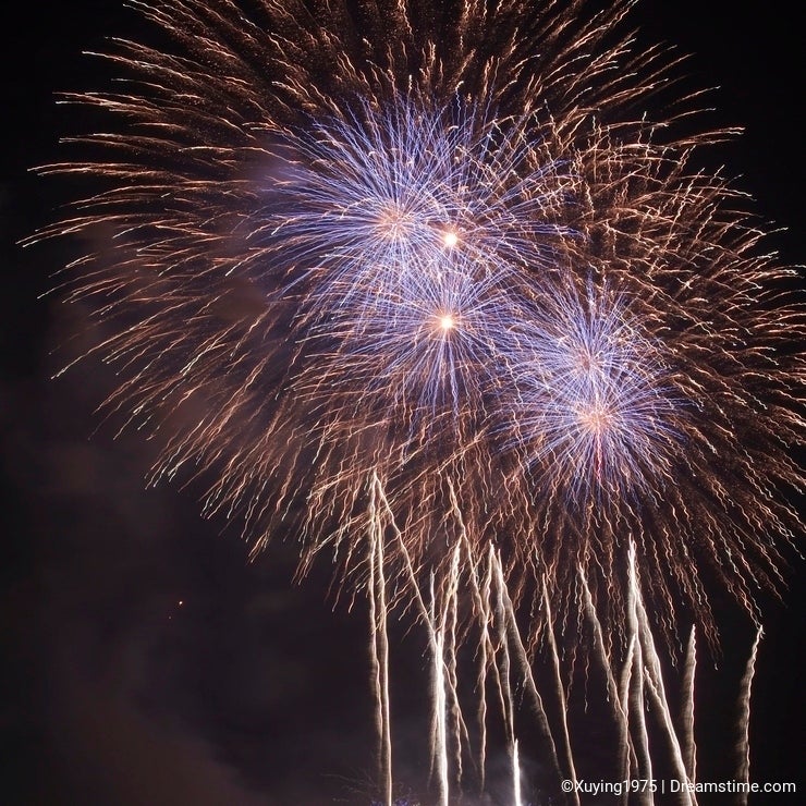 The Spring Festival fireworks - Dreamstime